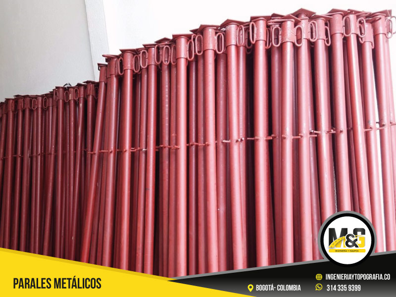 Alquiler de parales metálicos en Bogotá, Parales para la construcción
